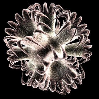 20 micro objects set 3d model