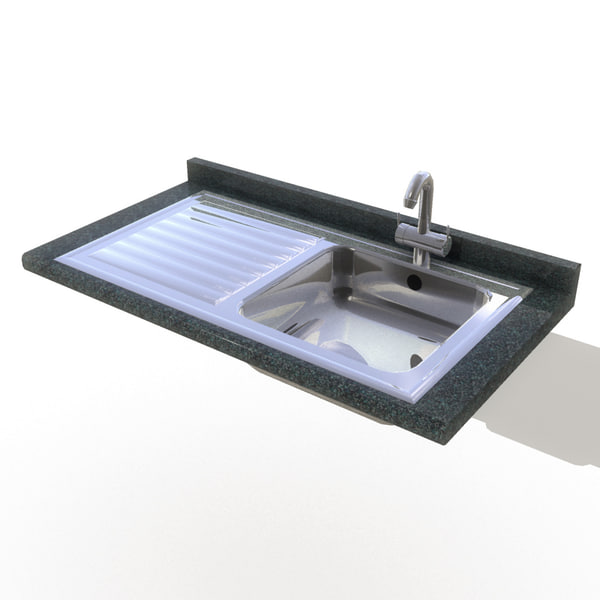 kitchen sink 3d model