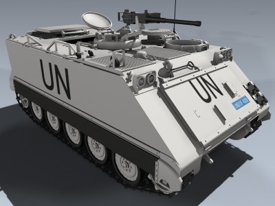 m113a1 apc 3d model
