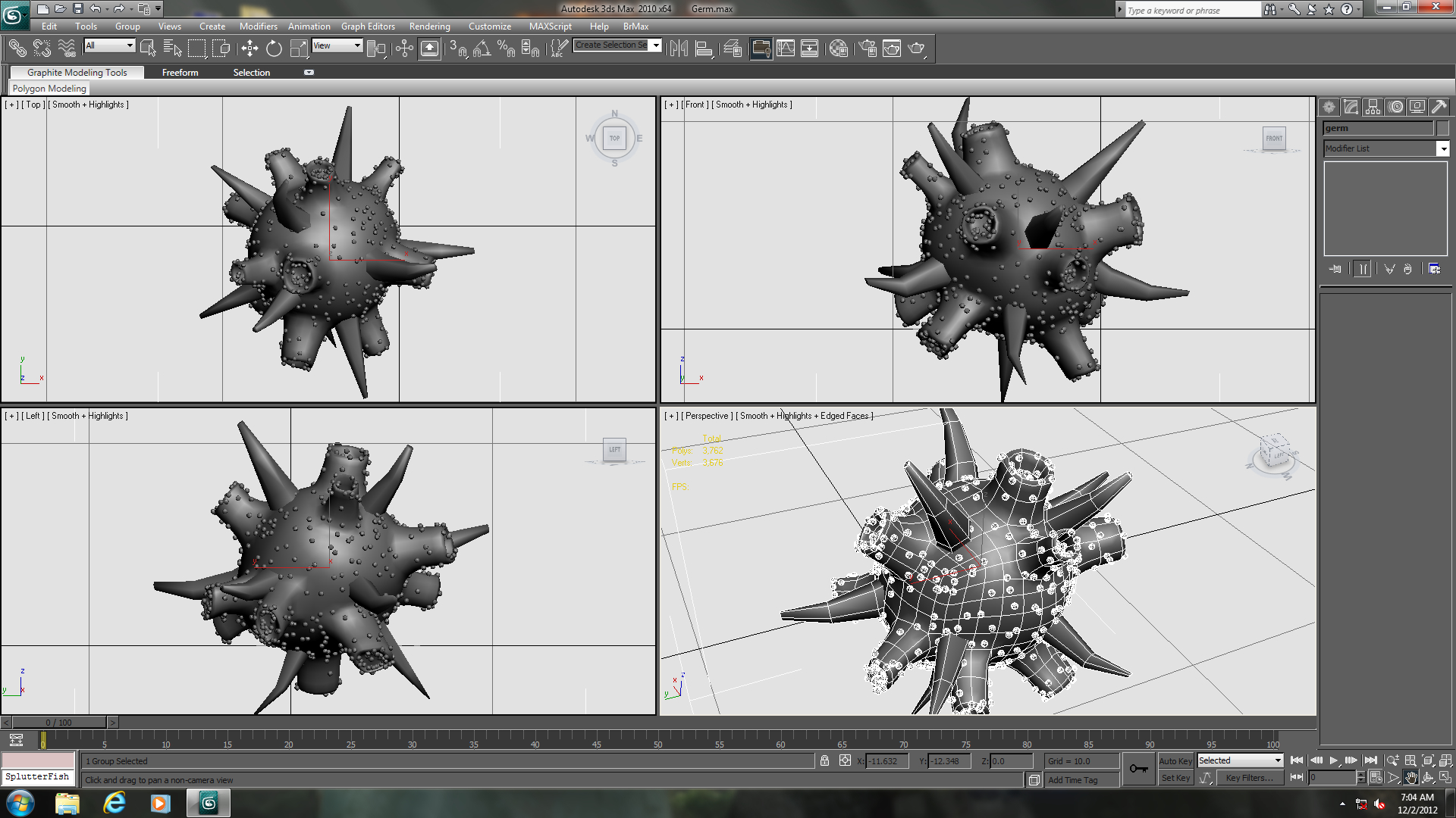 3ds max germ virus
