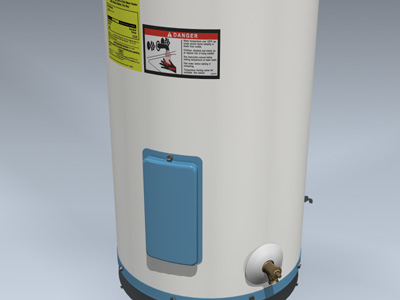 water heater 3d model