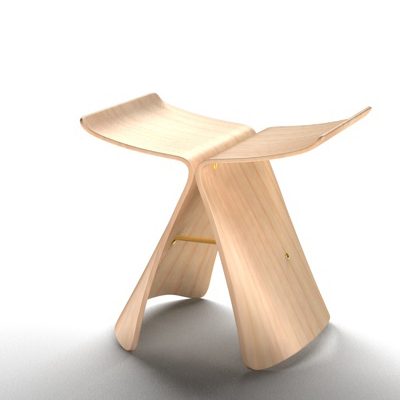 butterfly stool 3d model
