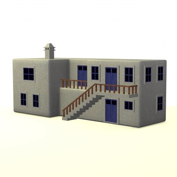 greek house 3d max