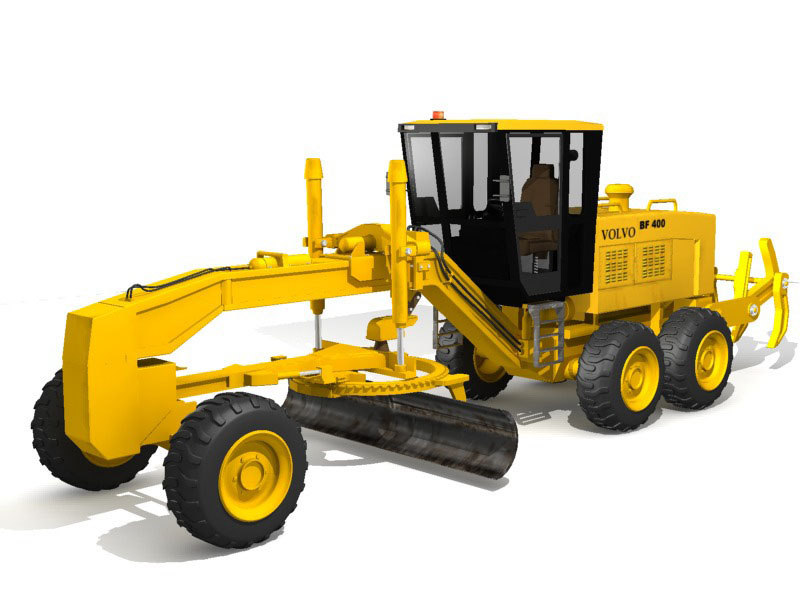 3d motor grader model