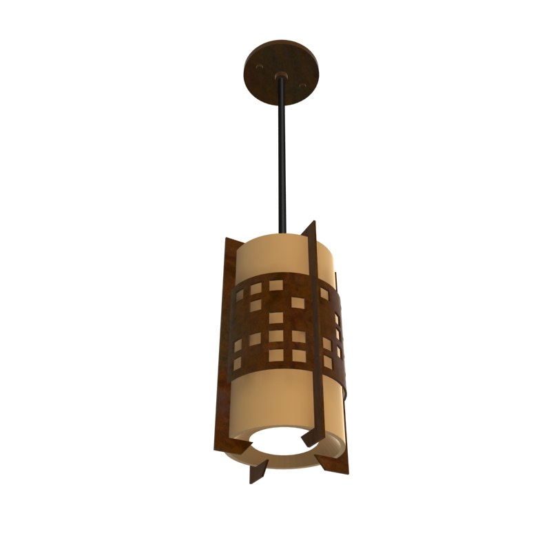 3d model pendant light