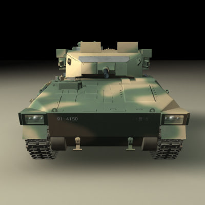 type 89 fighting vehicle 3d model