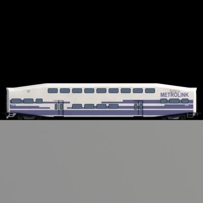 3d metrolink train