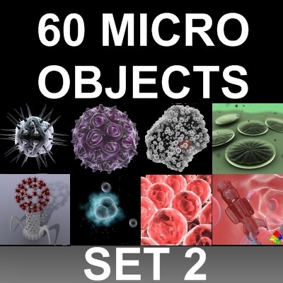 maya 20 micro objects set