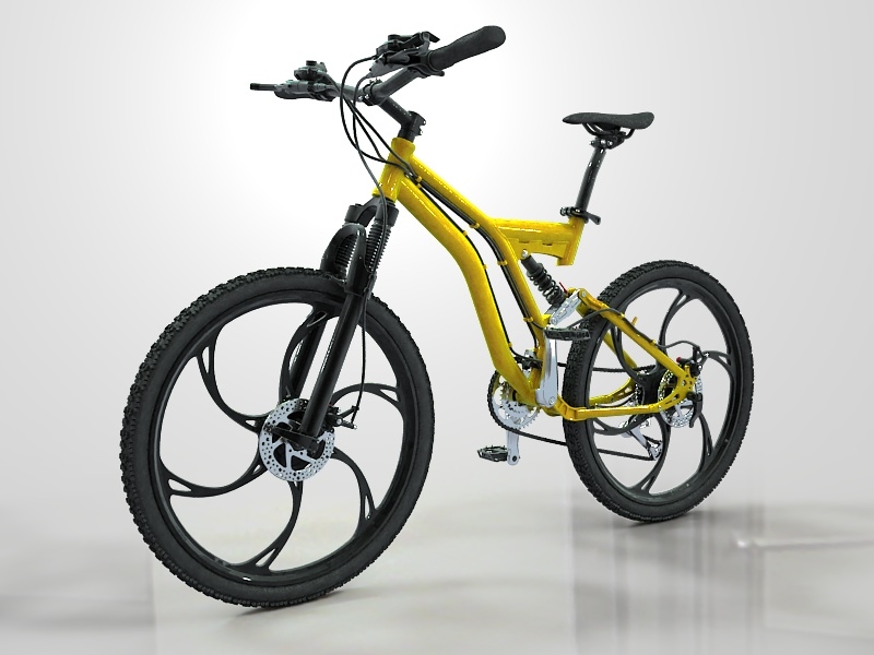 mountain bike 3d model