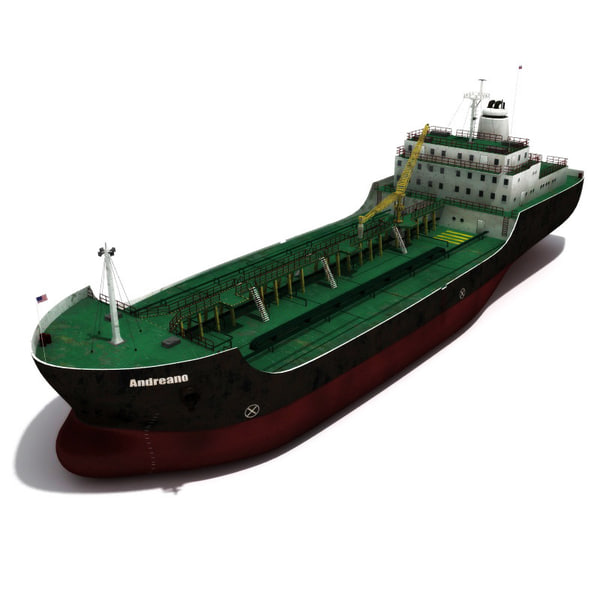 oil tanker 3d model