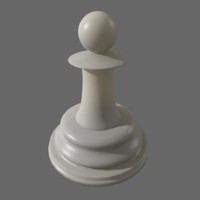 free chess pawn 3d model