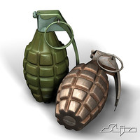 grenade earth 3d max