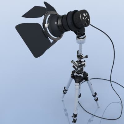studio spotlights 2 3d max