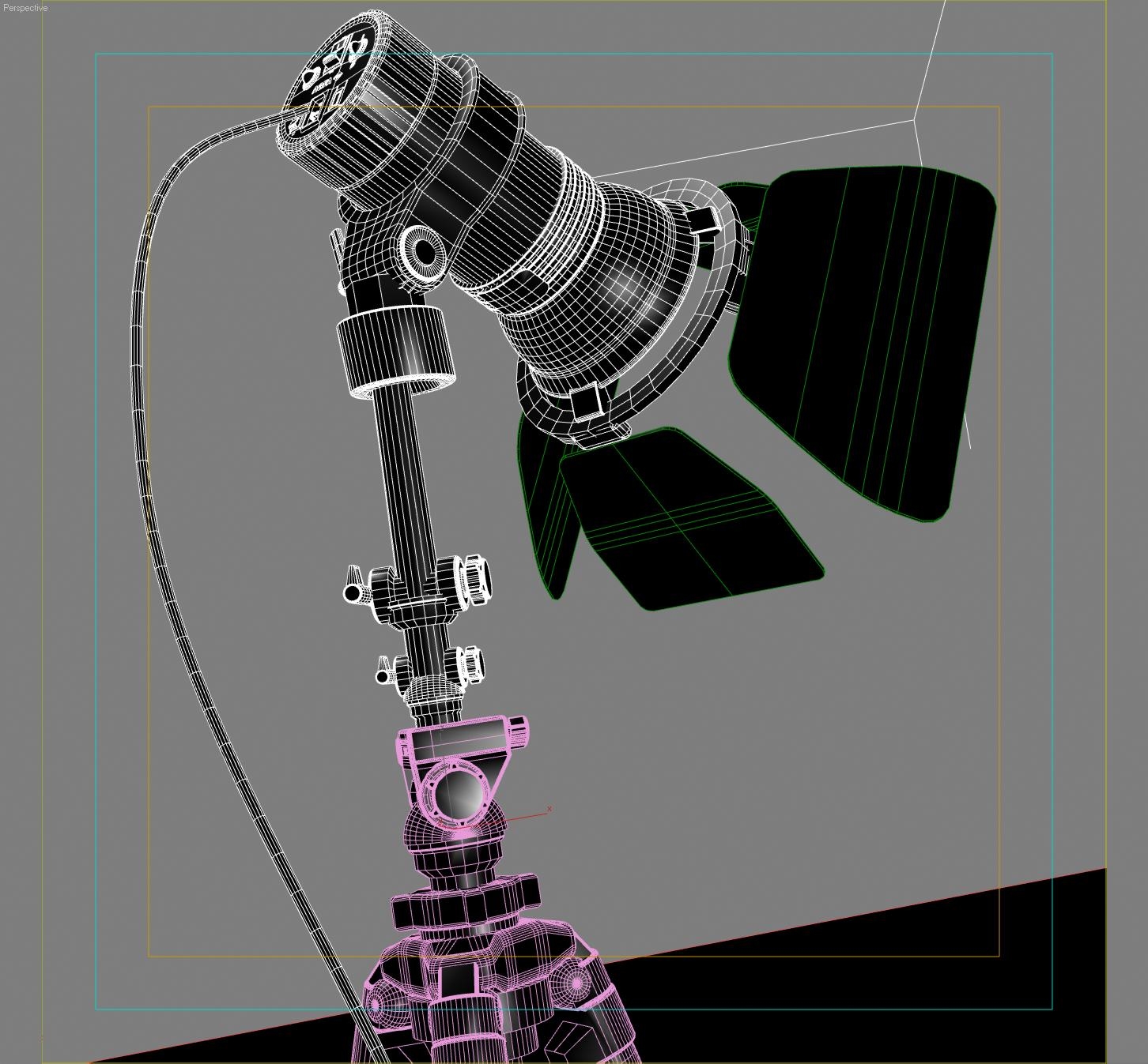 studio spotlights 2 3d max
