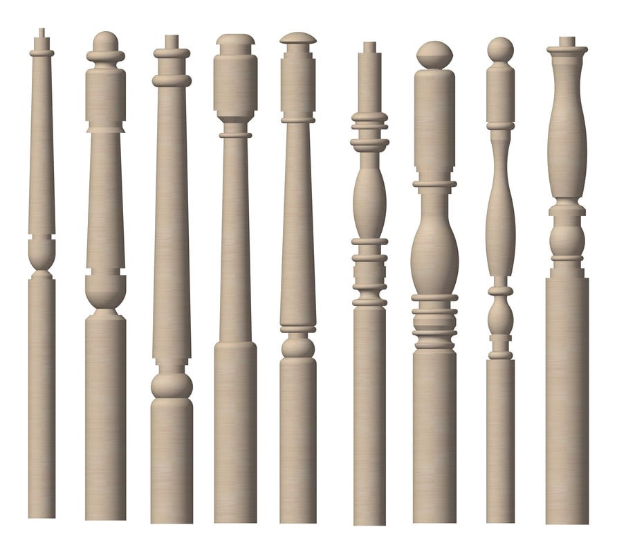 3dsmax balusters