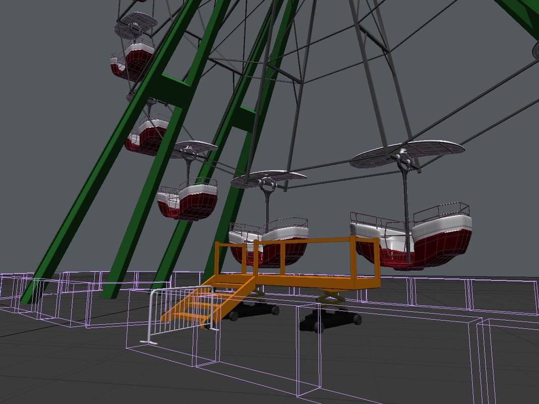 ferris wheel 3d model