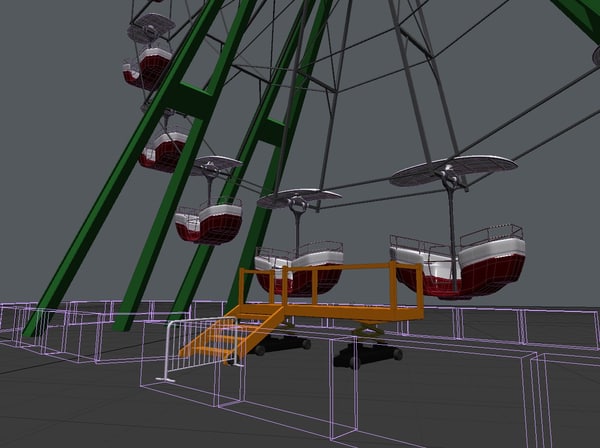 ferris wheel 3d model