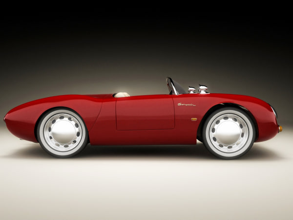 3d resolution porsche spyder 550