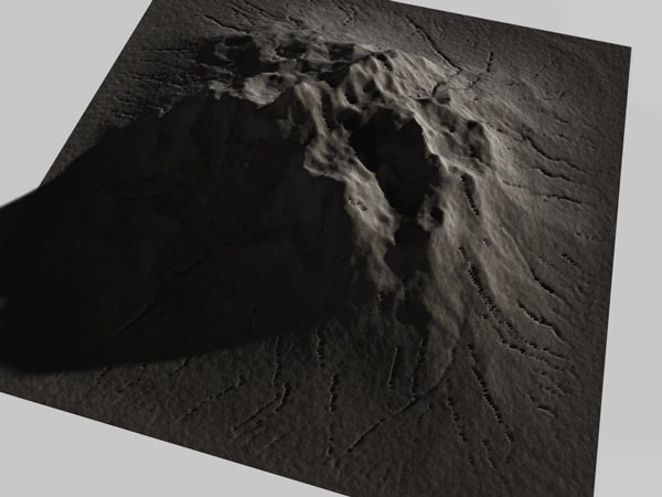 c4d mountain landscape