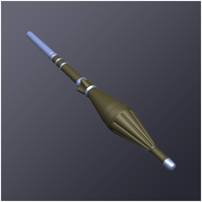 3d rpg-7 warhead model