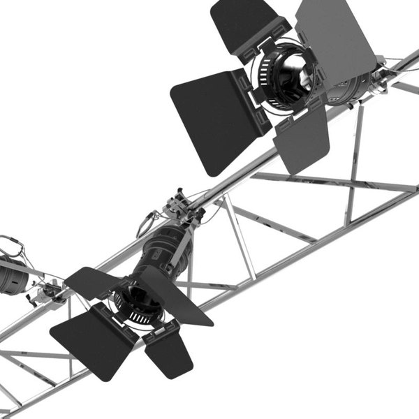 studio spotlights 2 3d max