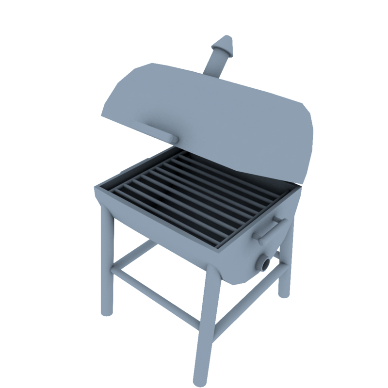 3d grill model