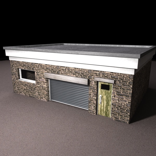 garage 3d model