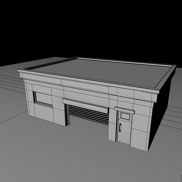 garage 3d model