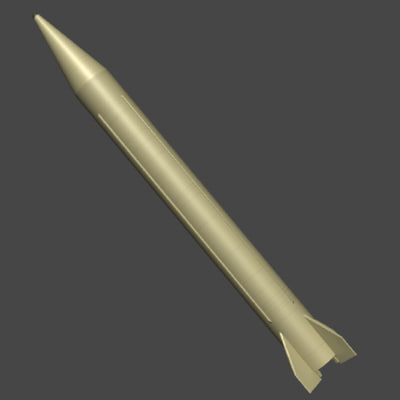 3dsmax shahab 3 iranian missile