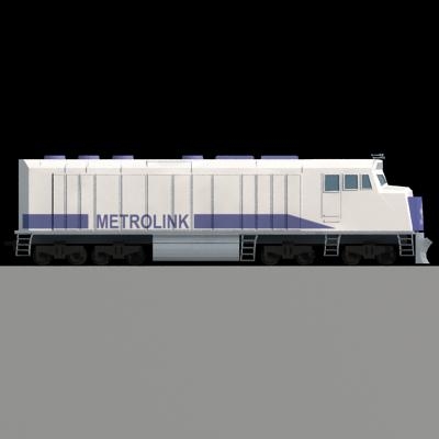3d metrolink train southern