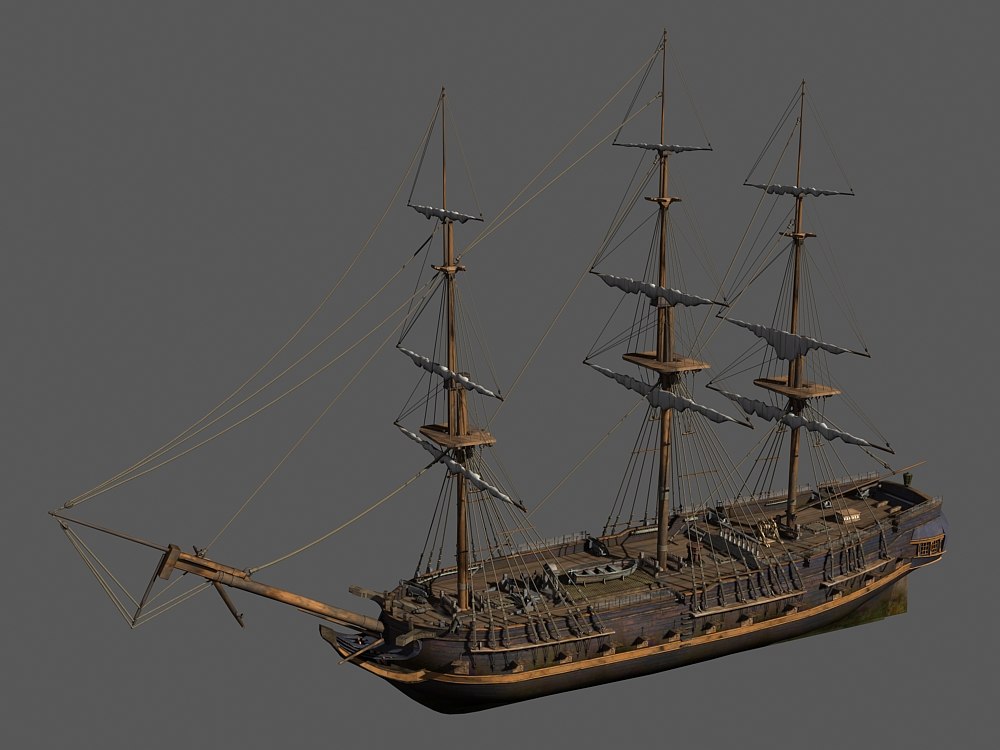 3d model inspired hms surprise english