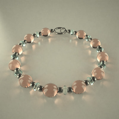 jewels rings earings 3d model