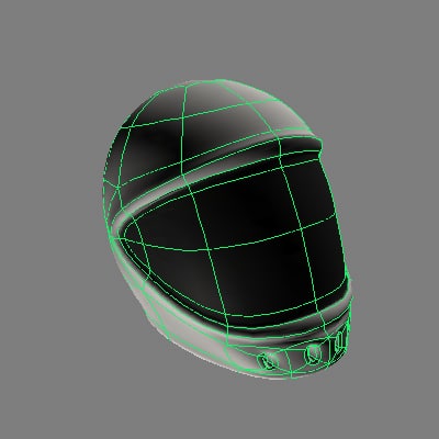motorcycle helmet 3d model