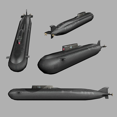 nuclear ii class submarine 3ds