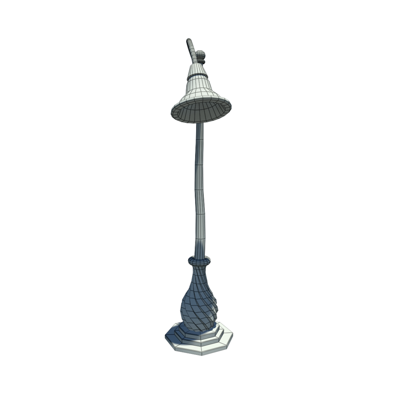 3d cartoon street light