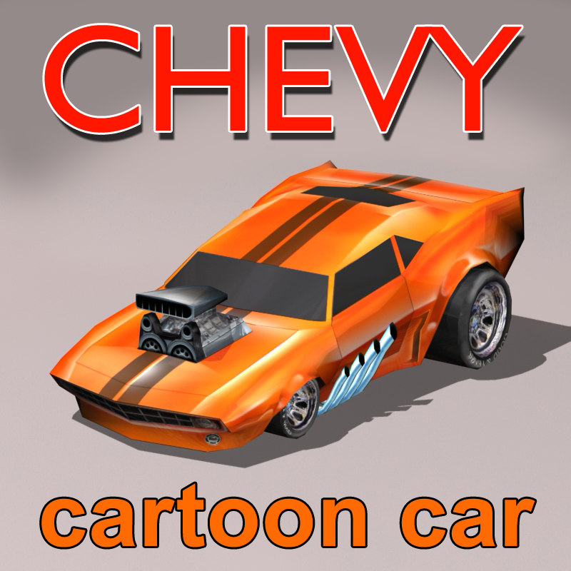 3d model cartoon comic car games