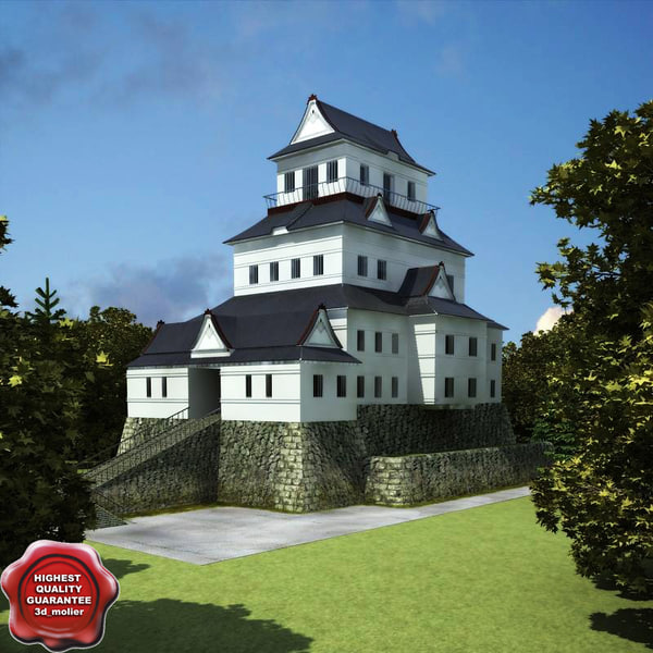 3d model odawara castle