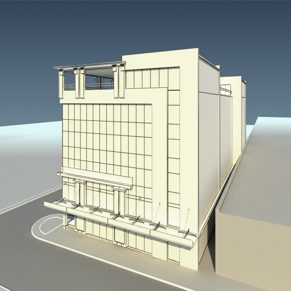 3d Office Building Model
