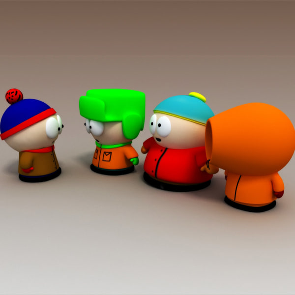 3d model south park