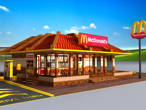 Fast Food Restaurant 3D Models for Download | TurboSquid