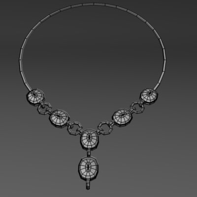 neck necklace 3d model