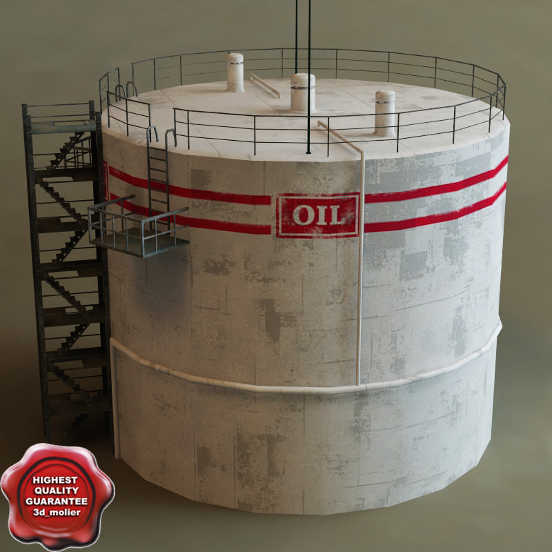 oil tank c4d