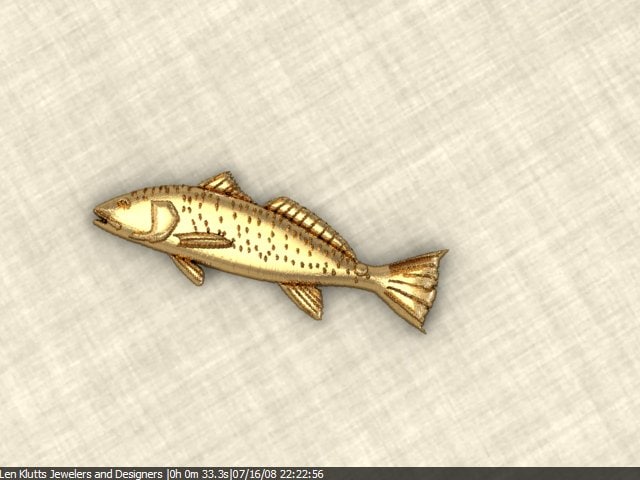 redfish 3d model