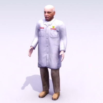 scientist engineer games 3d obj