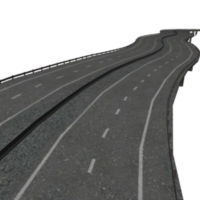 Blender Road Models | TurboSquid