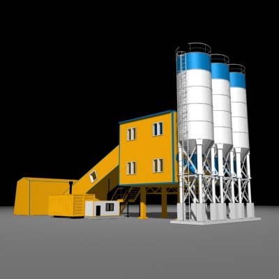 3d cement plant