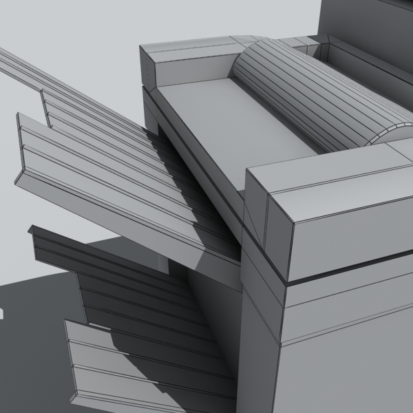 3d model of copier