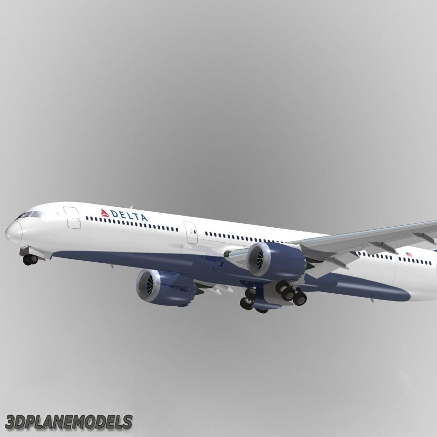 b787-10 delta air lines 3d 3ds