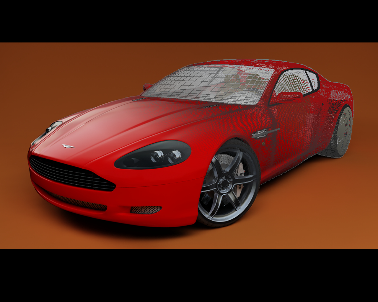 astin martin db9 3d model