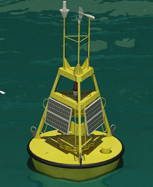 3d meteorological buoy model
